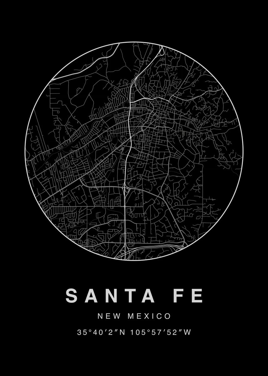 'Santa Fe' Poster, picture, metal print, paint by Notorious Productions ...