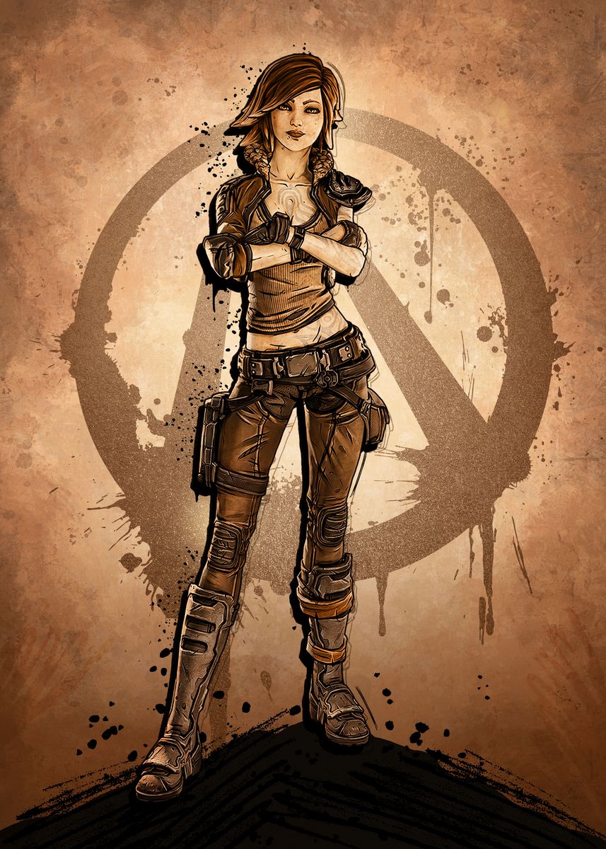 'Lilith' Poster, picture, metal print, paint by Borderlands | Displate