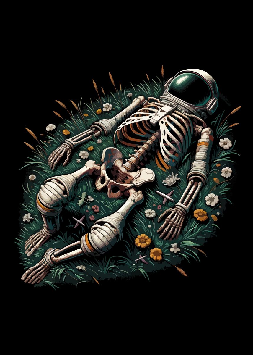 'Dead Astronaut pop art' Poster, picture, metal print, paint by du ...