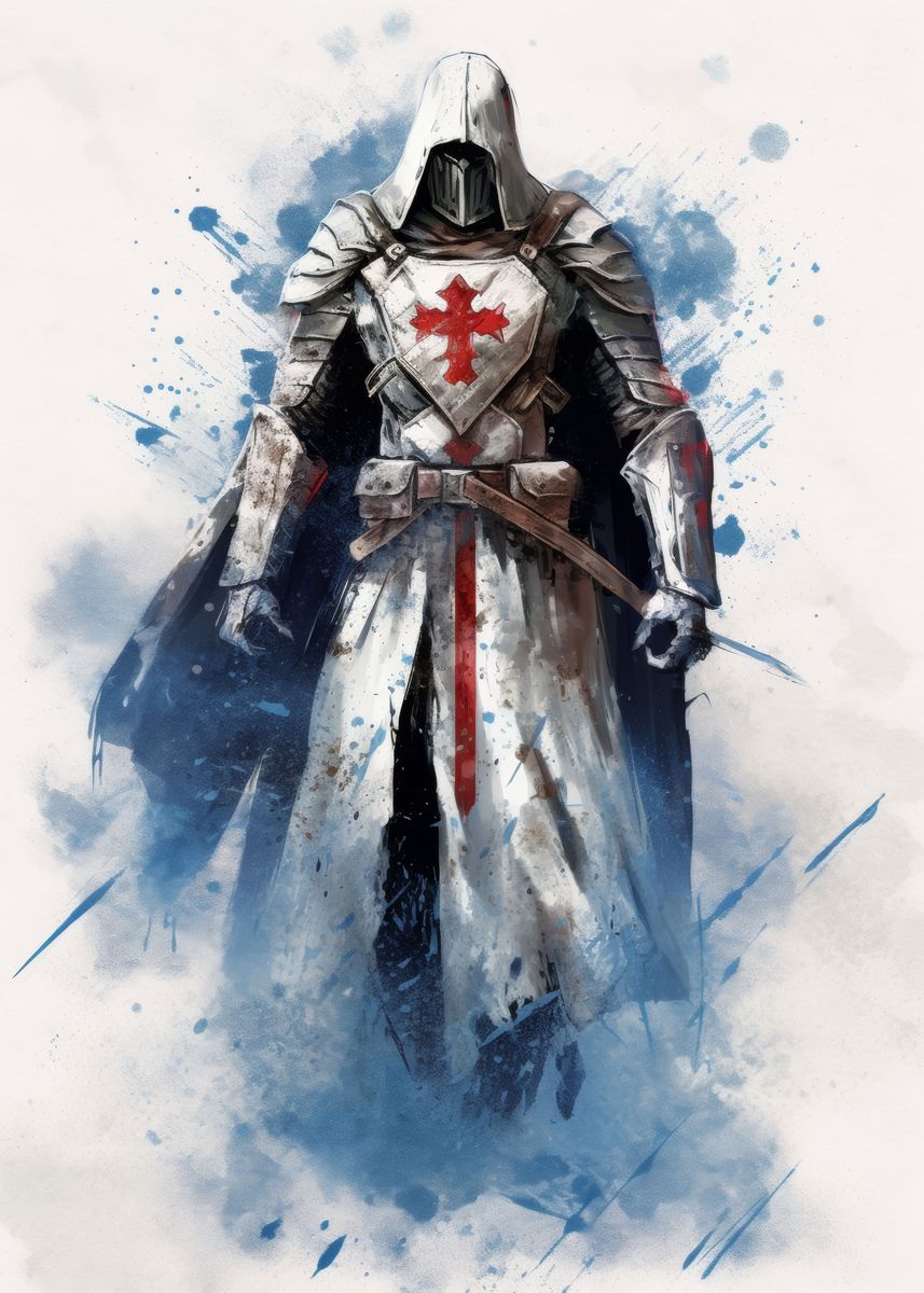 'The crusader army' Poster, picture, metal print, paint by The Flowers | Displate