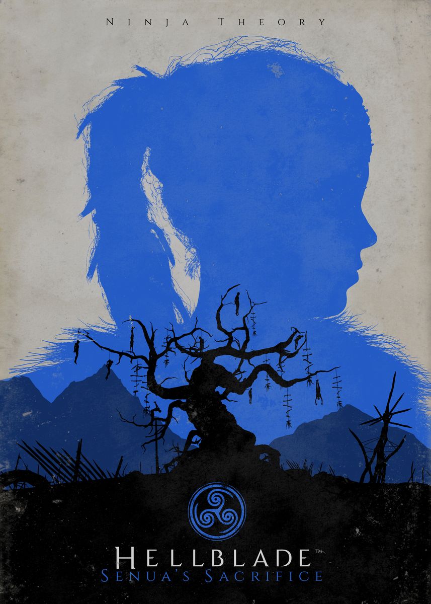 'Senua' Poster, picture, metal print, paint by Hellblade | Displate