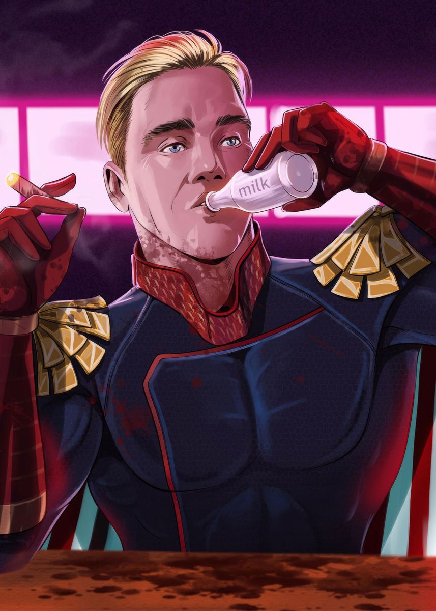 'The boys homelander' Poster, picture, metal print, paint by Candy ...