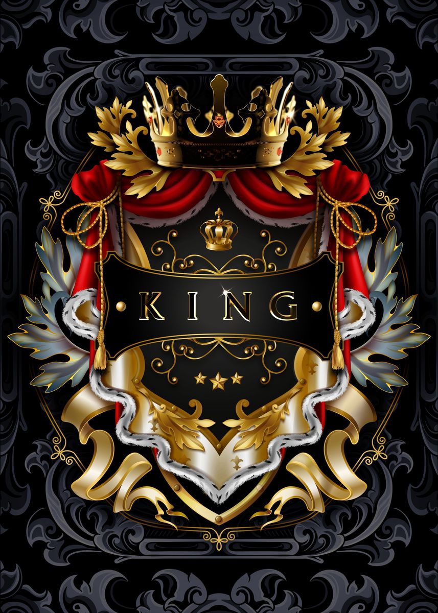 'King Art Aesthetic' Poster, picture, metal print, paint by Dark Poster ...