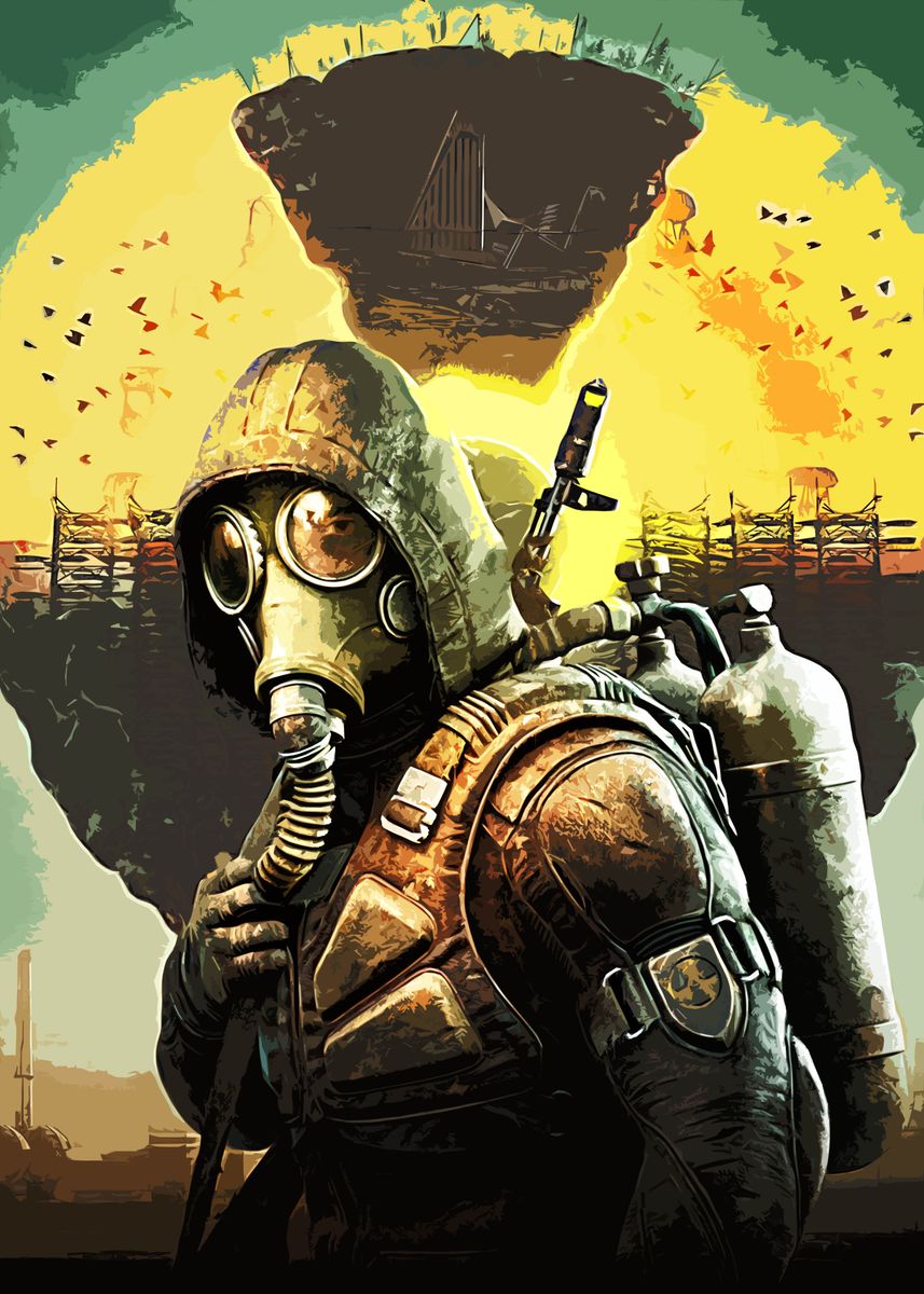 'the mask stalker 2 art' Poster, picture, metal print, paint by onto ...