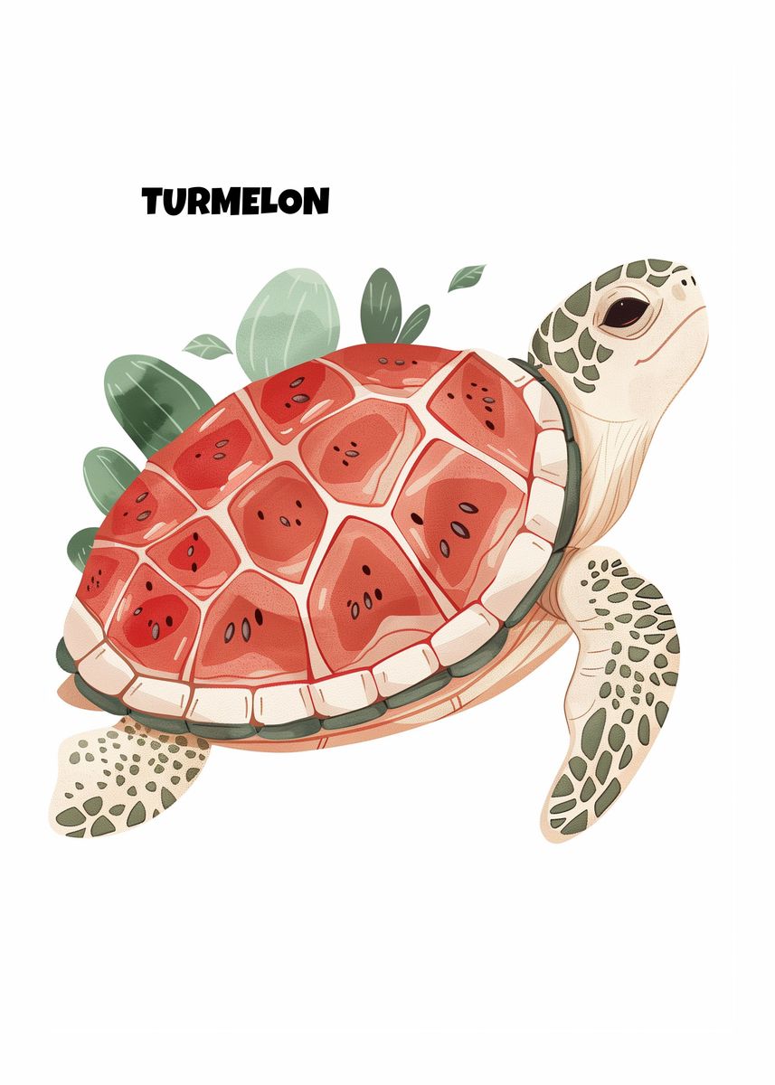 'Turmelon' Poster, picture, metal print, paint by Toko Diwan | Displate
