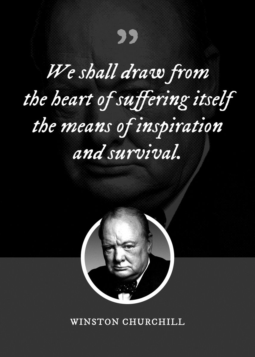 'We shall draw from the' Poster, picture, metal print, paint by ...