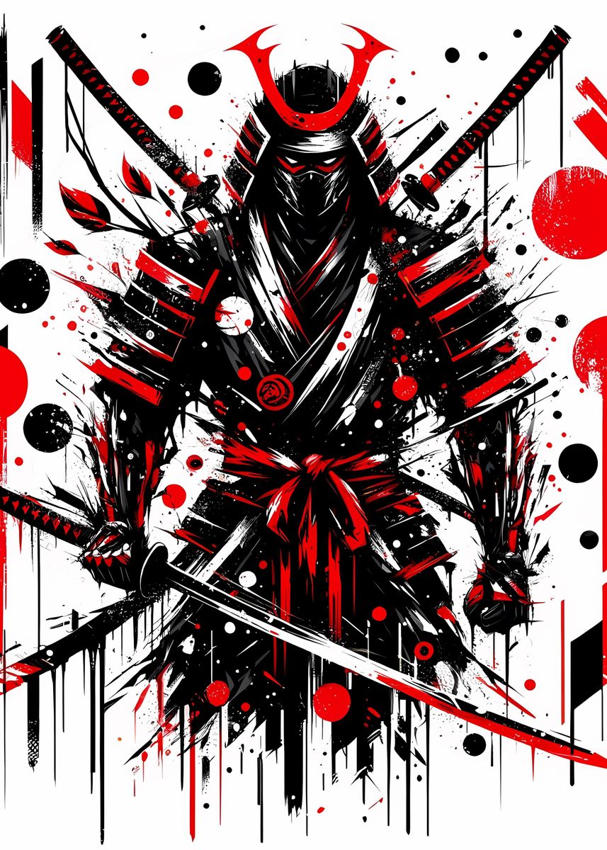 'Warriors Resolve' Poster, picture, metal print, paint by Devran | Displate