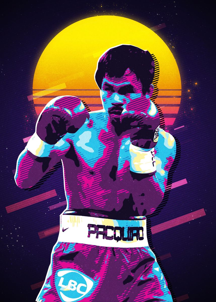 'Manny Pacquiao' Poster, picture, metal print, paint by Le Duc Hiep ...
