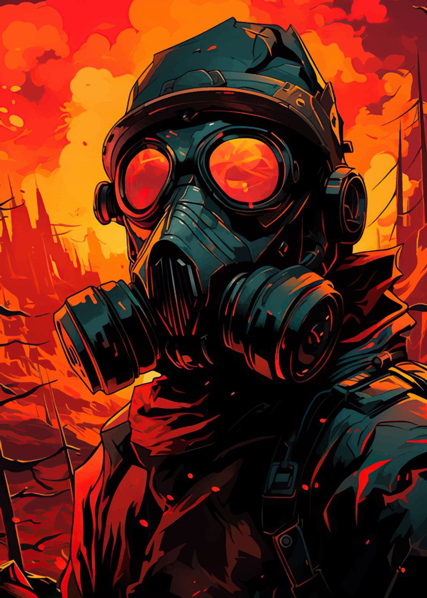 'soldier in the red war' Poster, picture, metal print, paint by lastd ...