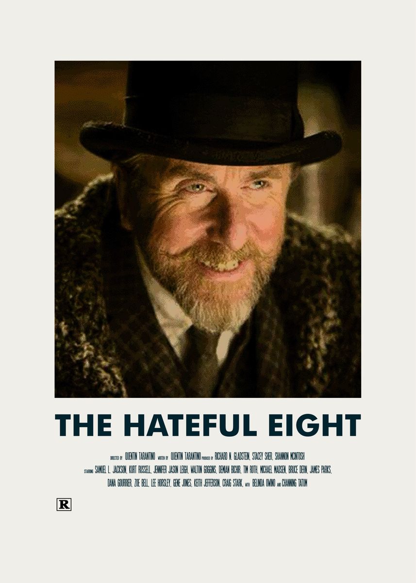 'the hateful eight' Poster, picture, metal print, paint by Bestselling ...