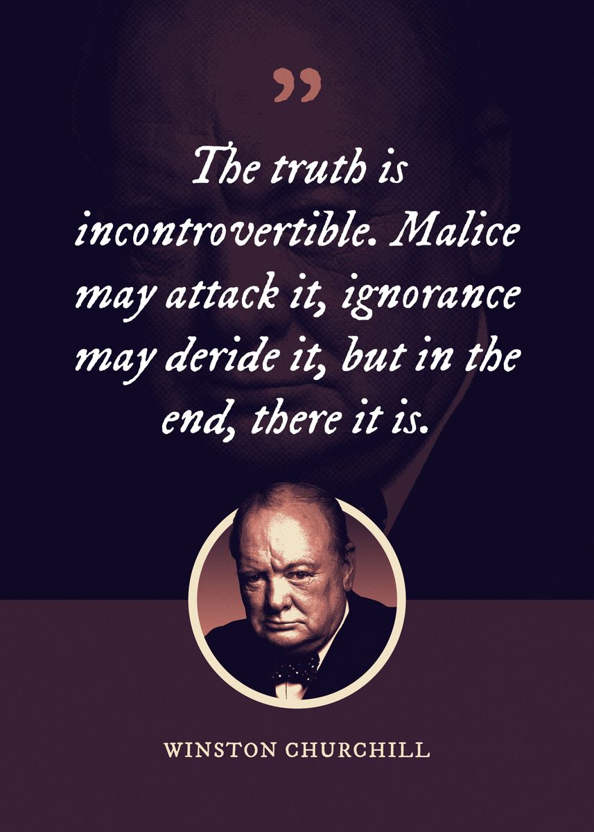 'The truth is' Poster, picture, metal print, paint by Syahrasi | Displate