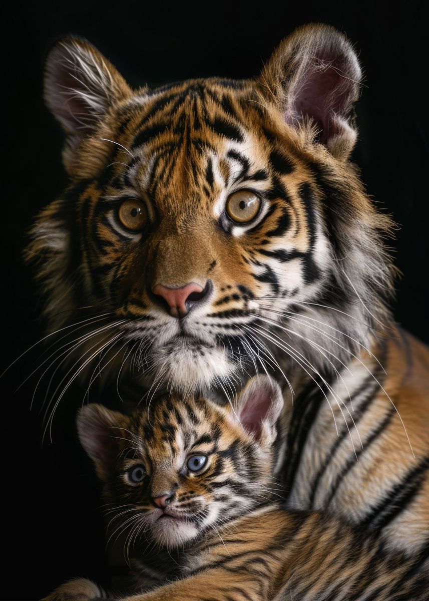 'Animal Family' Poster, picture, metal print, paint by Morgan Yon ...