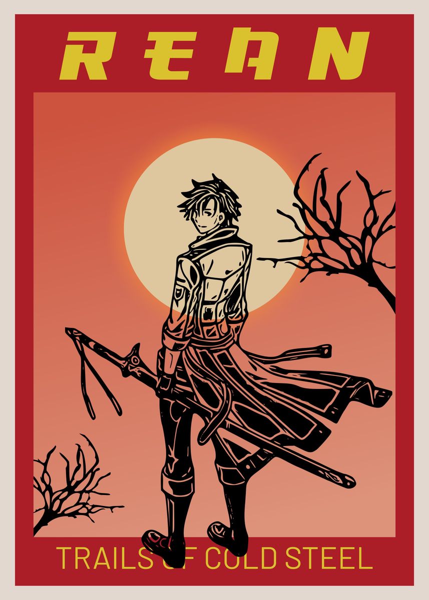 'Rean Schwarzer Kiseki' Poster, picture, metal print, paint by Ahmad ...