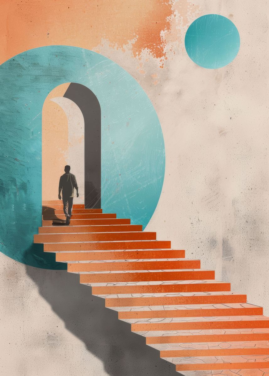 'Journey Through Time' Poster, picture, metal print, paint by Martin ...