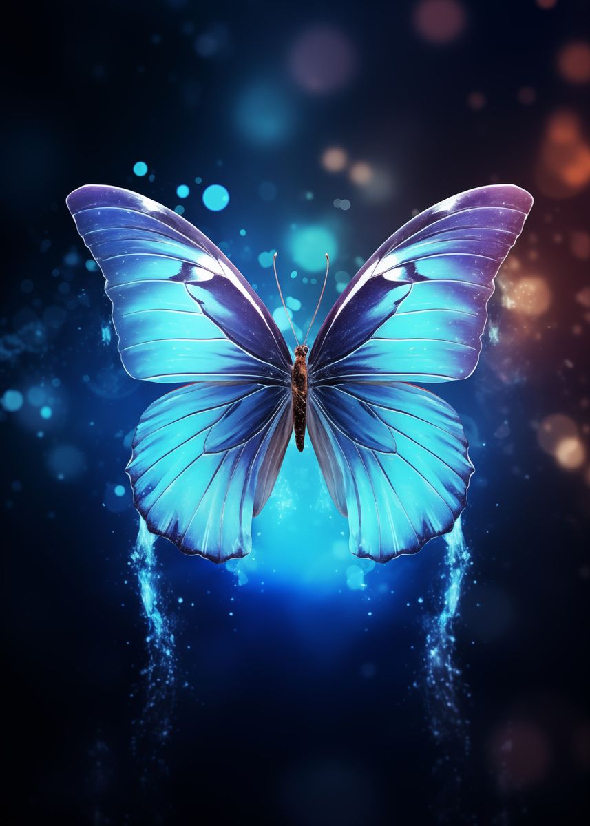 'Beautiful Butterfly' Poster, picture, metal print, paint by Conor ...