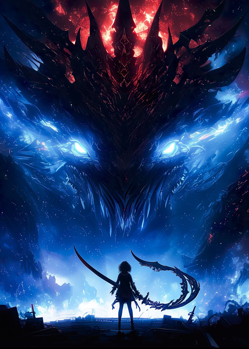 'Anime Demons Born' Poster, picture, metal print, paint by ...