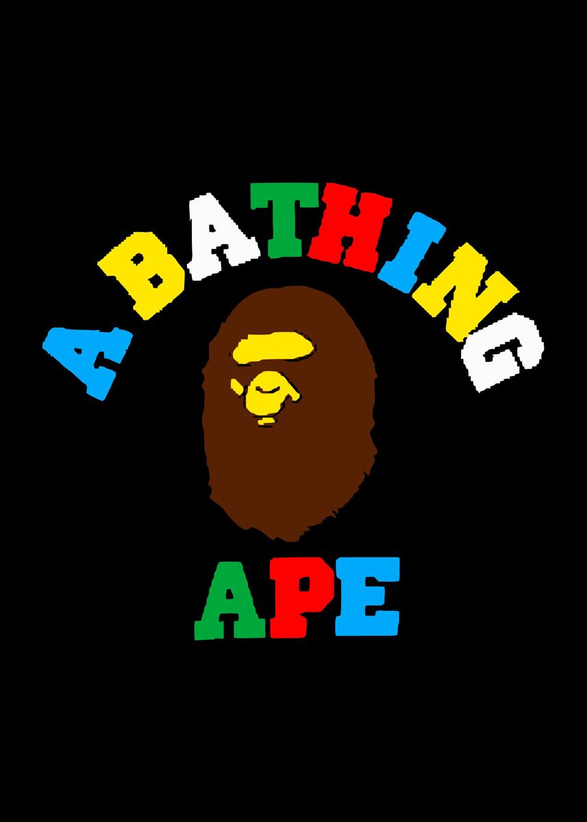 'A Bathing Ape' Poster, picture, metal print, paint by Fudin Alfana ...