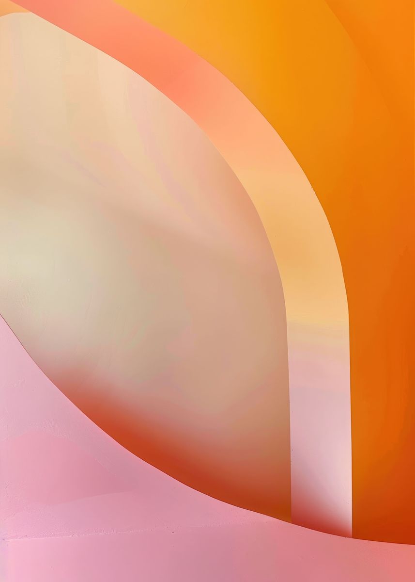 'Smooth Edges' Poster, picture, metal print, paint by Jan | Displate