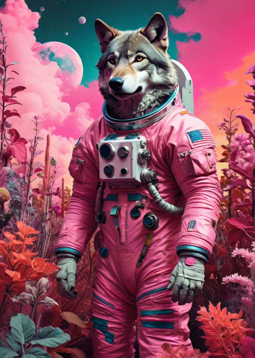 'Furry Frontier' Poster, picture, metal print, paint by KingTail ...