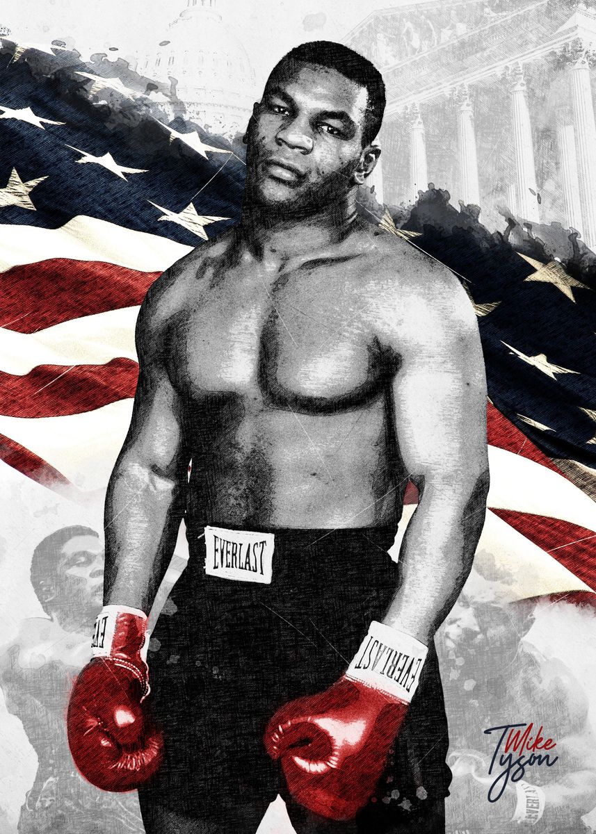 'MIIKE TYSON' Poster, picture, metal print, paint by awesome posters ...