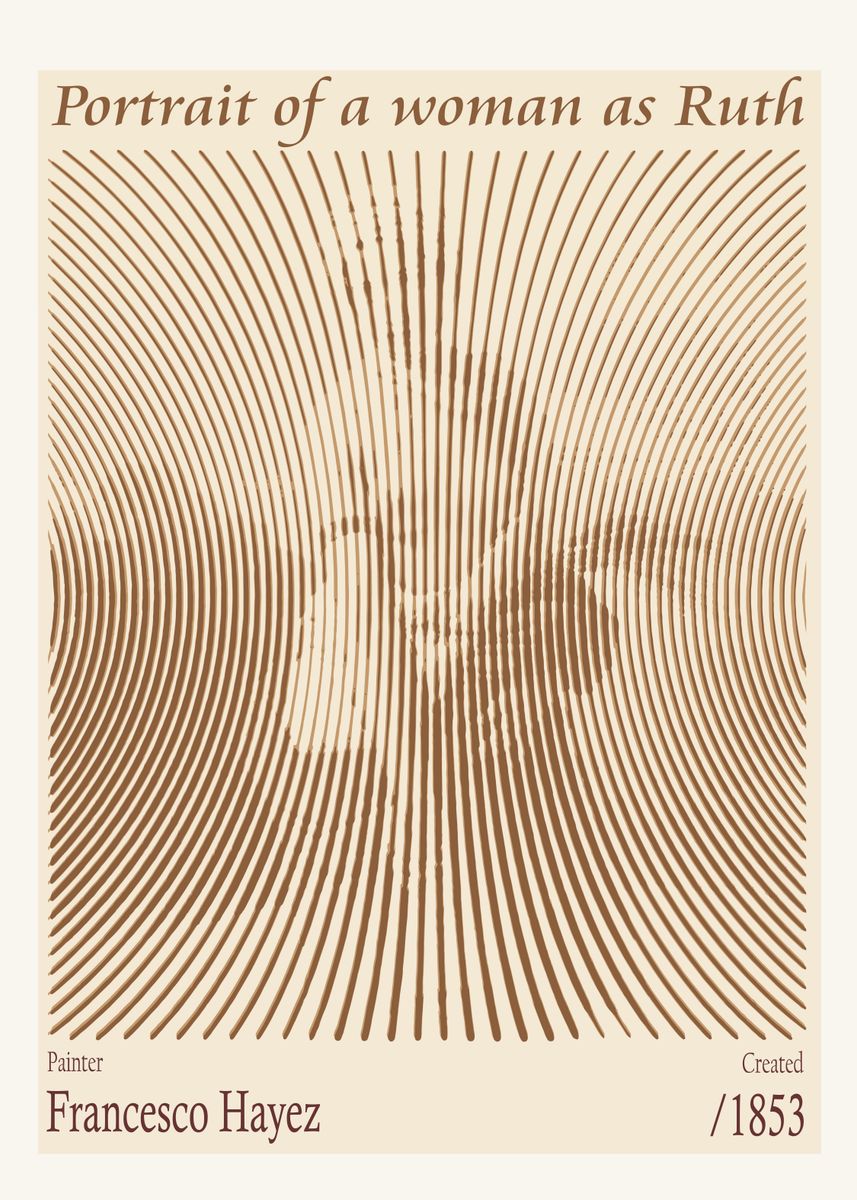 'a woman as Ruth' Poster, picture, metal print, paint by The Best ...