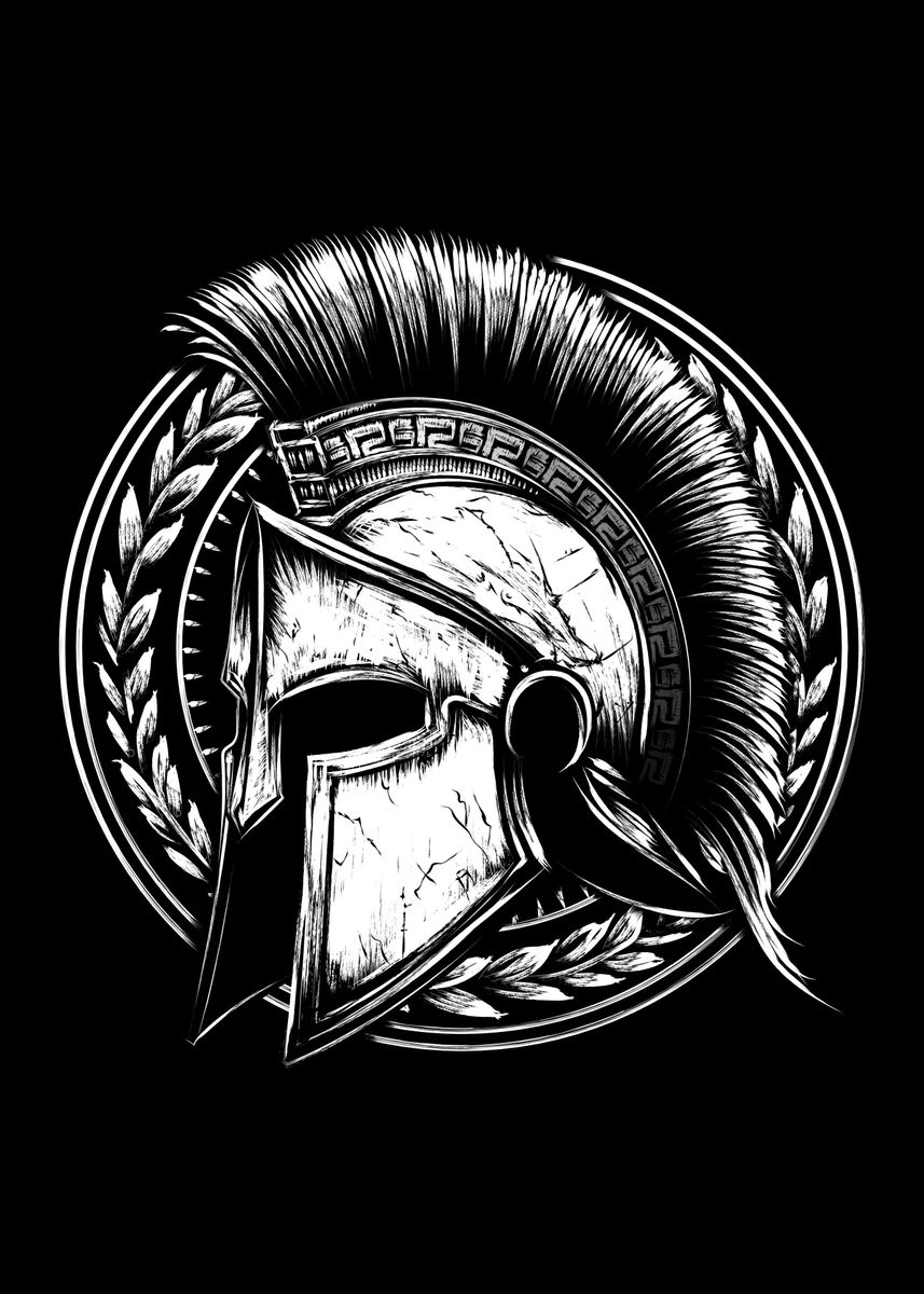 'Spartan warrior' Poster, picture, metal print, paint by Antonio ...