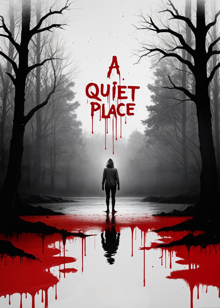 'a quiet place movie' Poster, picture, metal print, paint by lucas art ...