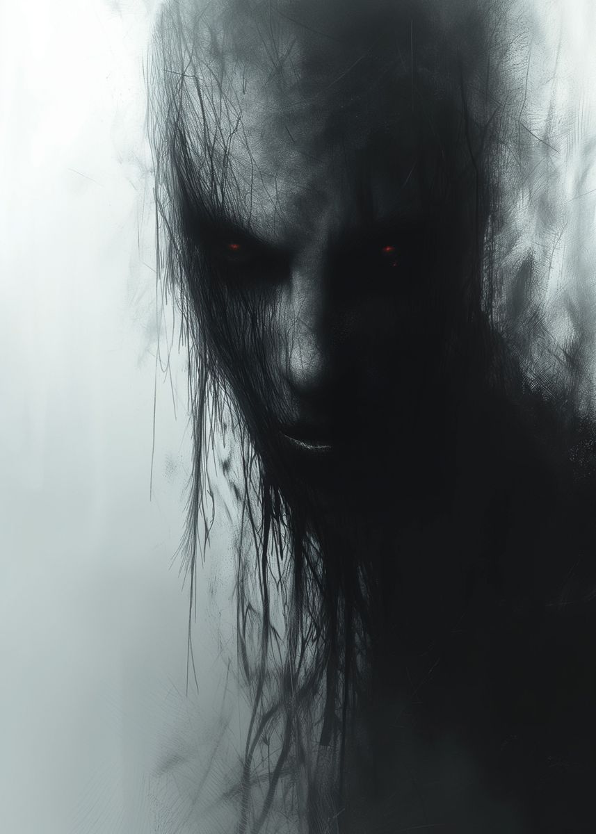 'Creeping Shadow' Poster, picture, metal print, paint by ...