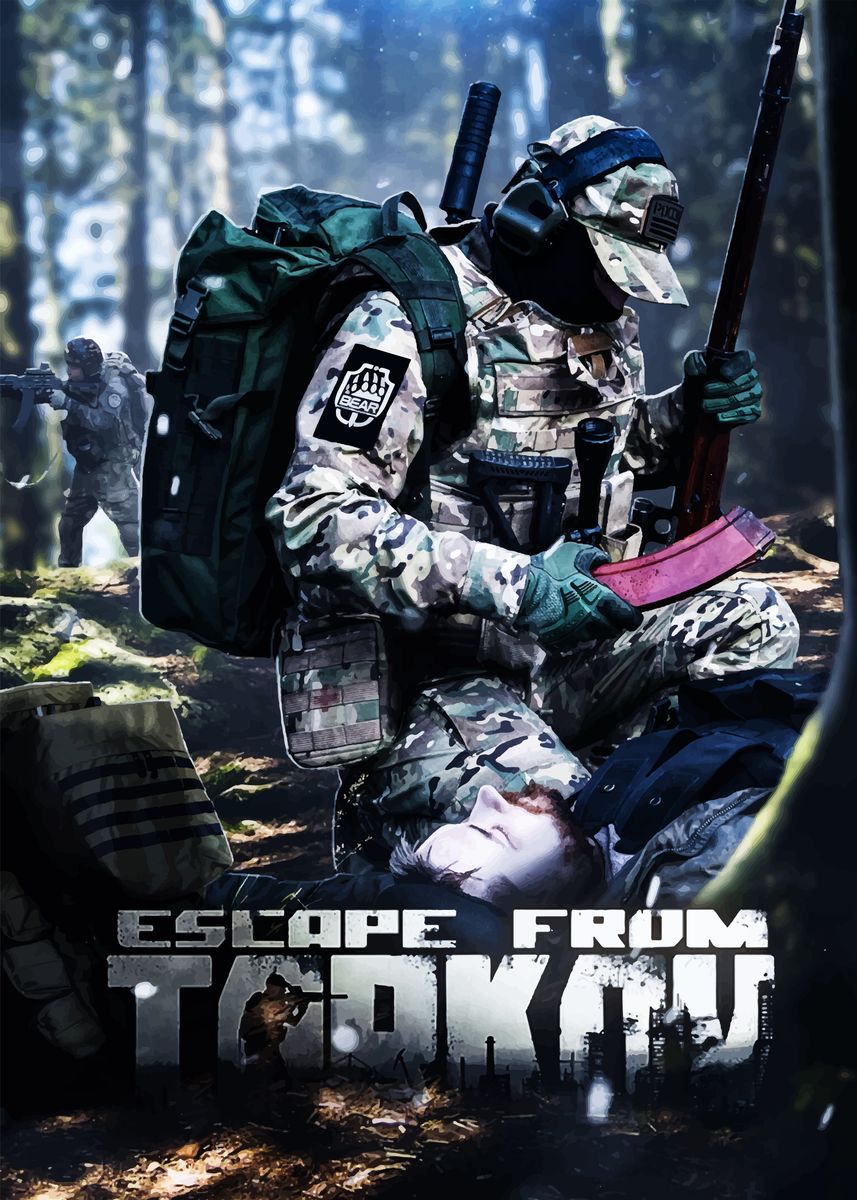 'escape from tarkov' Poster, picture, metal print, paint by om dilan ...