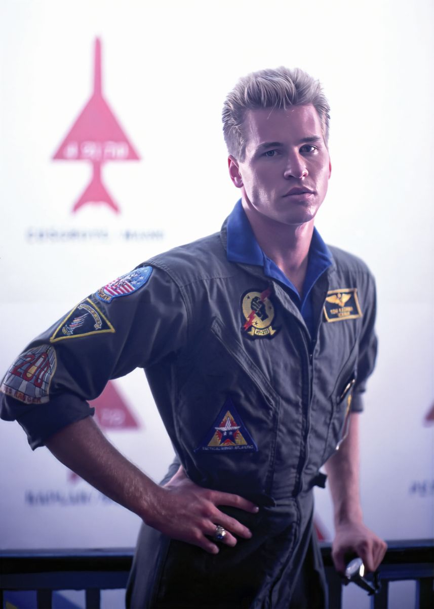 'LT Iceman' Poster, picture, metal print, paint by Top Gun | Displate