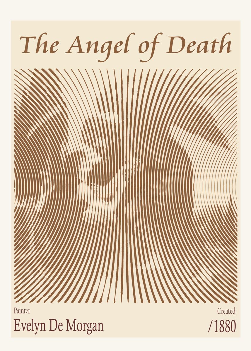 'The Angel of Death ' Poster, picture, metal print, paint by The Best ...