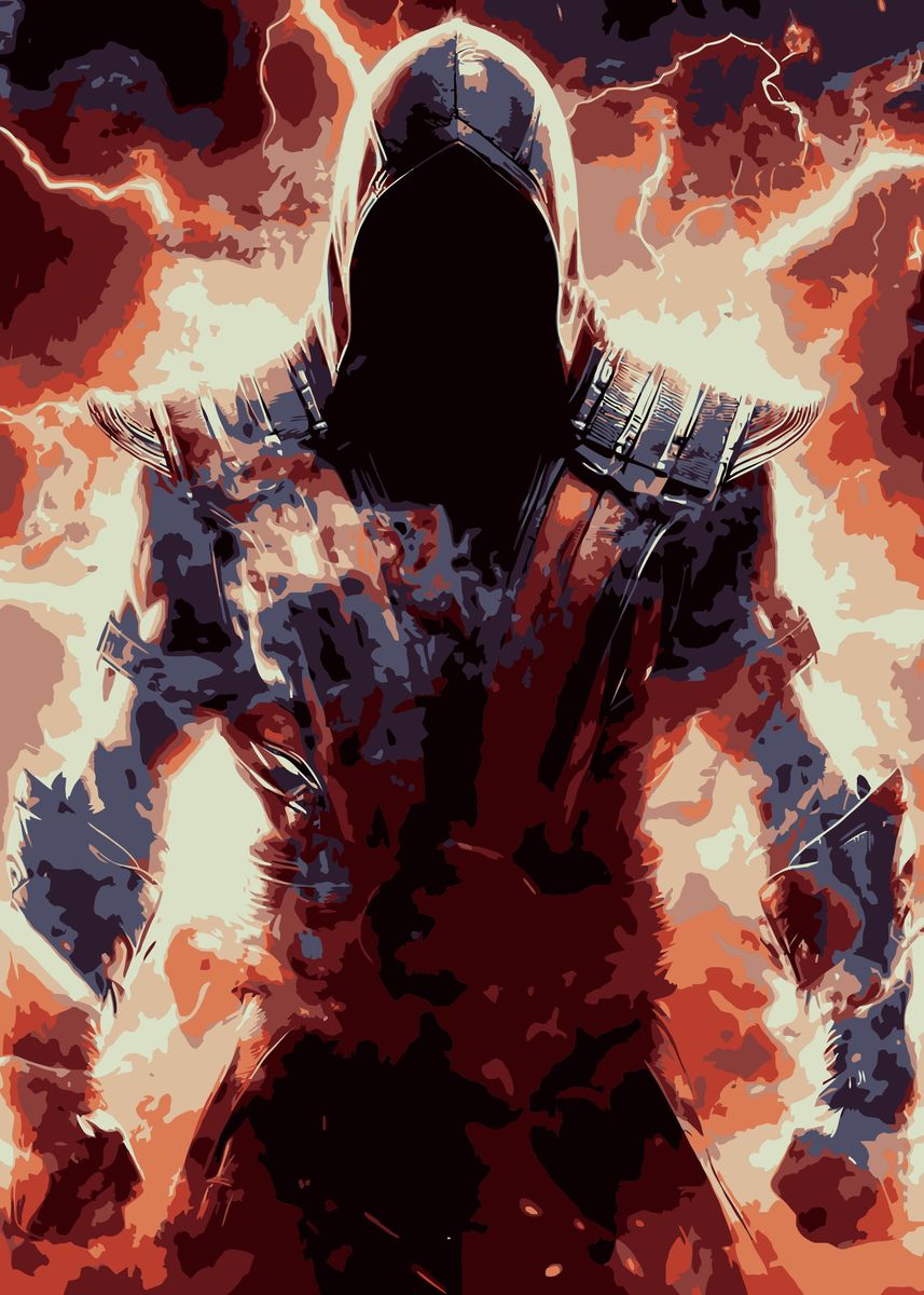 'Noob Saibot' Poster, picture, metal print, paint by ridwan displate ...