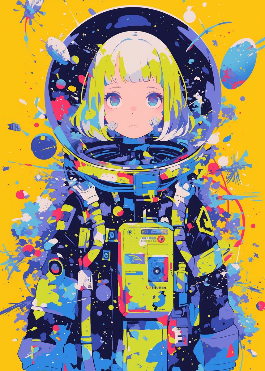 'Space Core' Poster, picture, metal print, paint by Tomorrow Artz ...