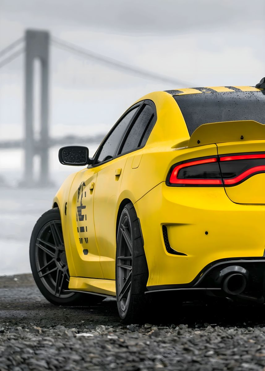 'Dodge Charger ' Poster, picture, metal print, paint by Horror Cars ...