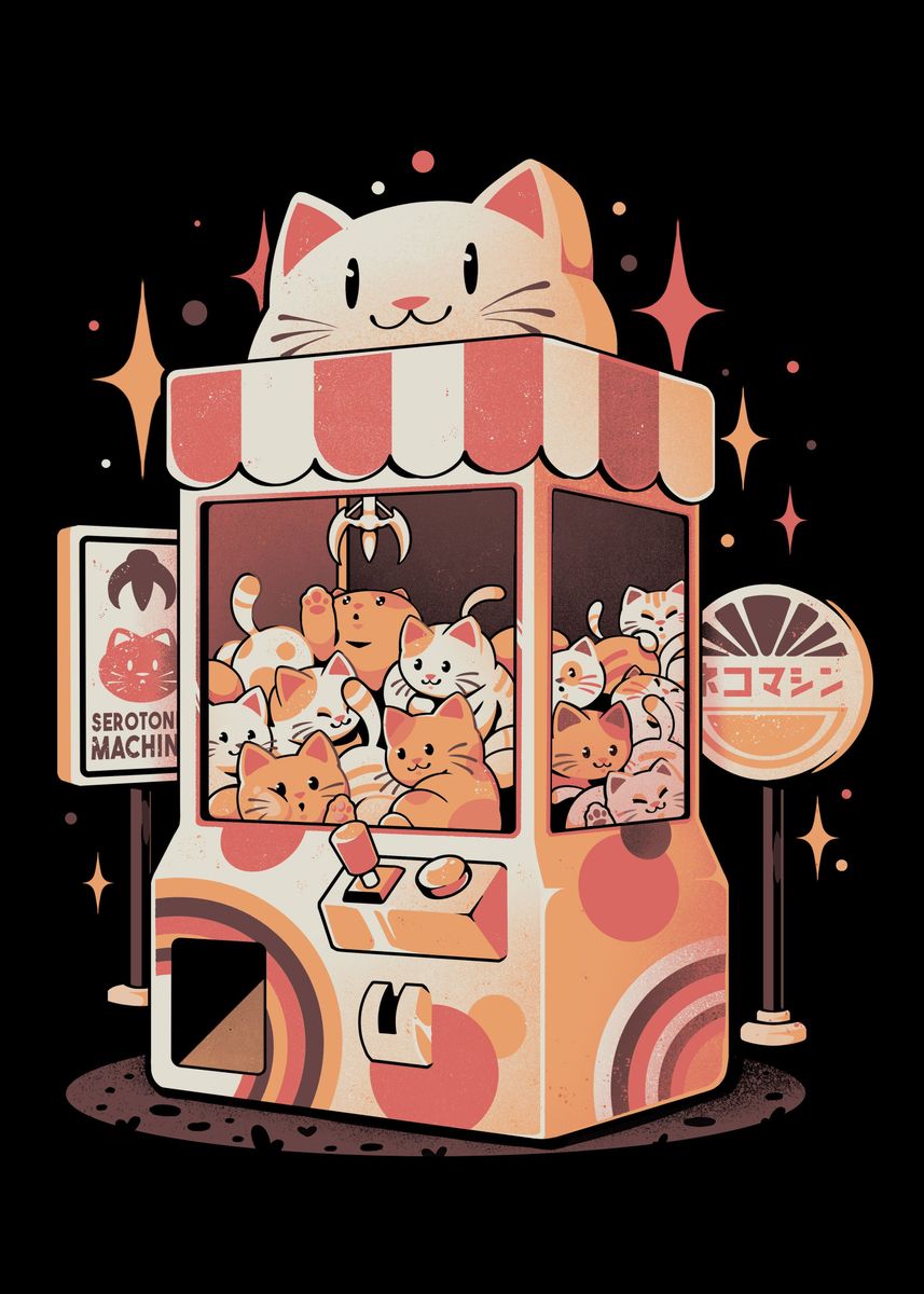 'Serotonin Machine' Poster, picture, metal print, paint by Eduardo Ely ...