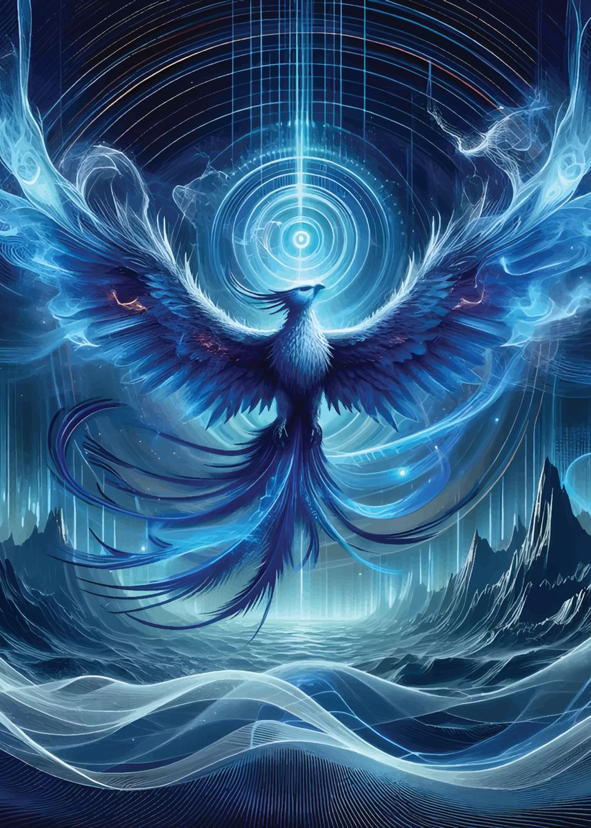 'Phoenix Constellation Art' Poster, picture, metal print, paint by ALEX ...