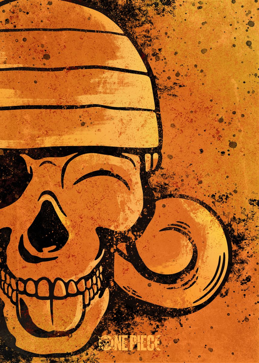 'Nami Minimal Skull' Poster, picture, metal print, paint by One Piece ...