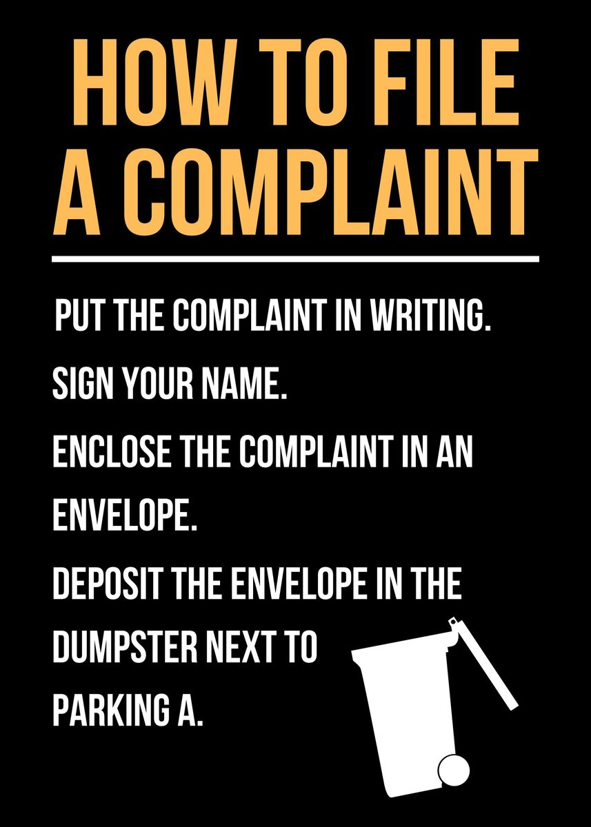 'Funny Office Complaint ' Poster, picture, metal print, paint by Neo ...