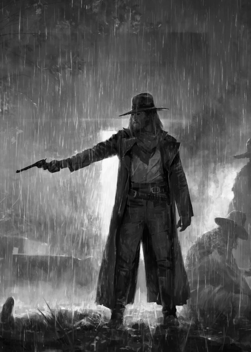 'red dead' Poster, picture, metal print, paint by zuzuzu | Displate