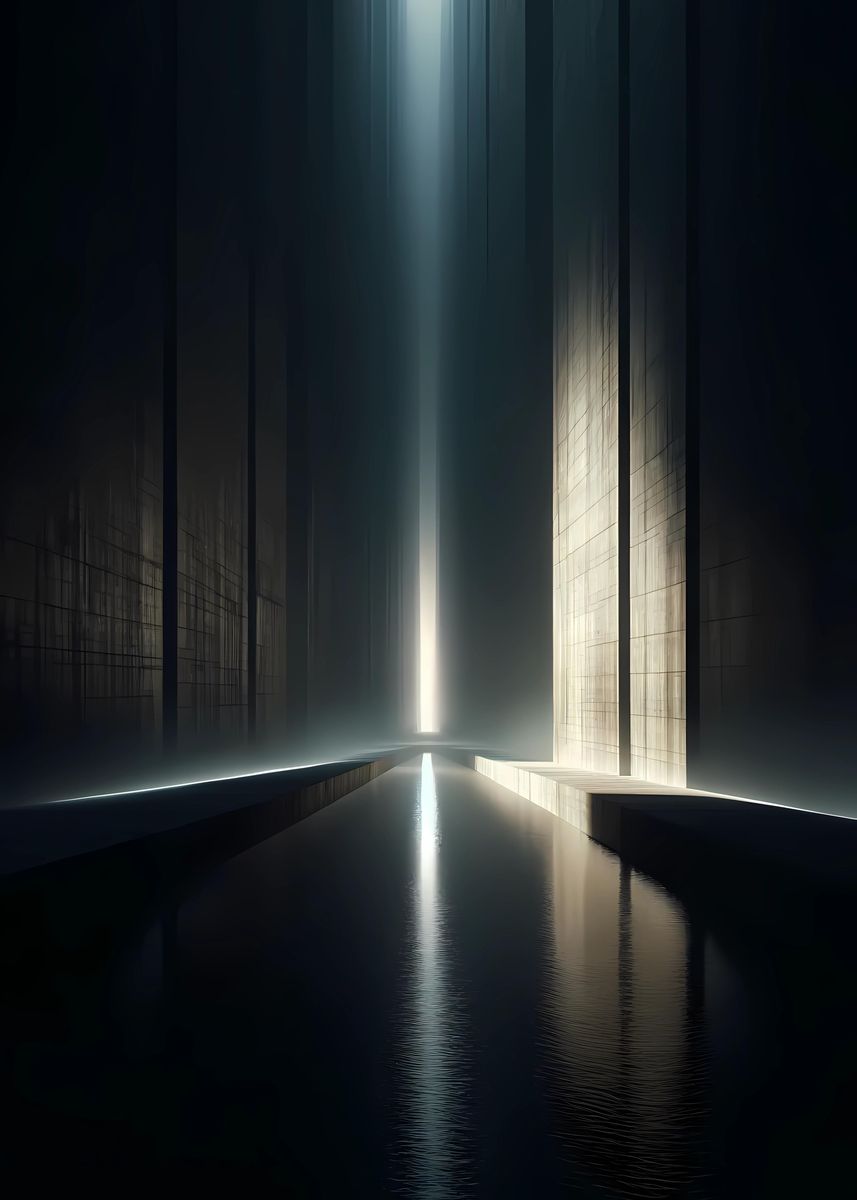 'Infinite Liminal Space' Poster, picture, metal print, paint by ...