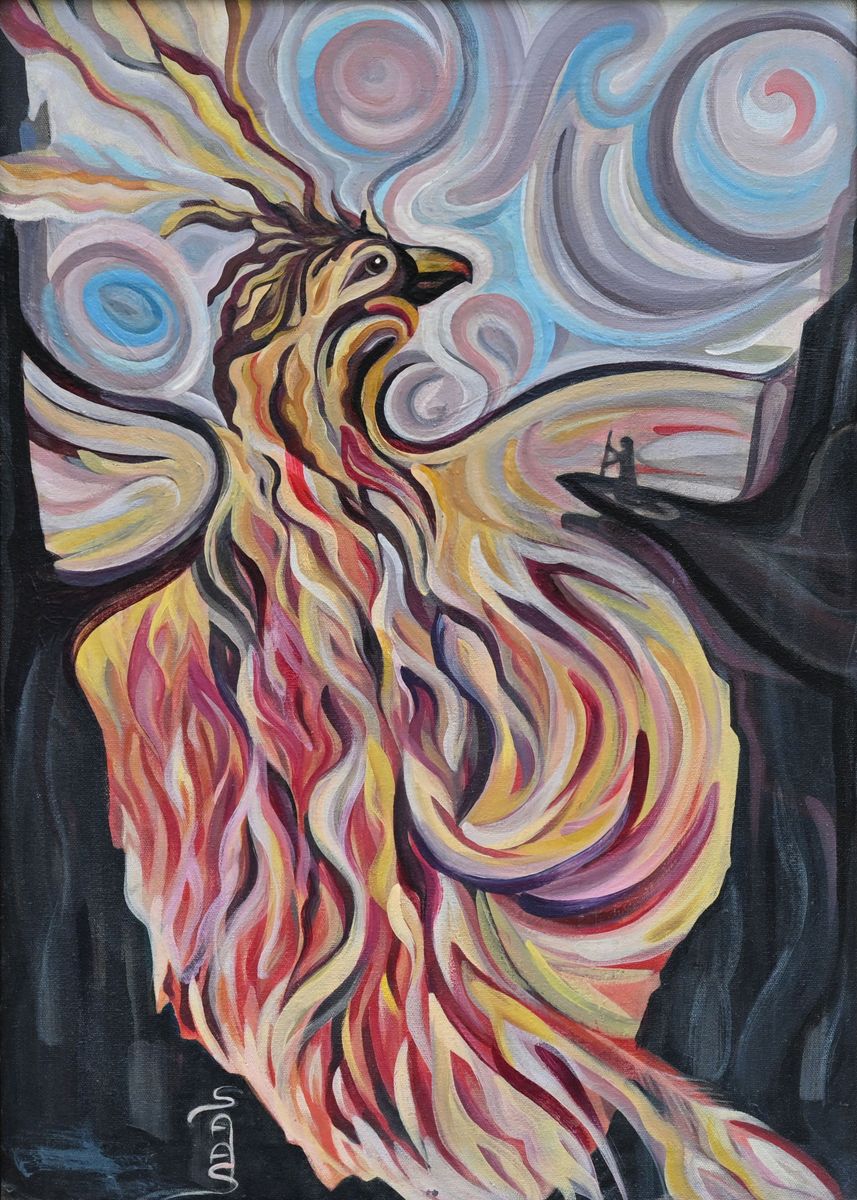 'Heart of the Firebird' Poster, picture, metal print, paint by SASY ...