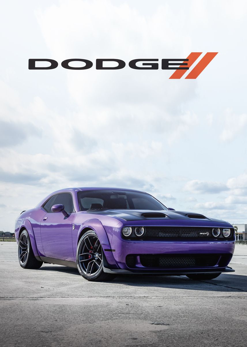 'Dodge Challenger' Poster, picture, metal print, paint by Magadire ...
