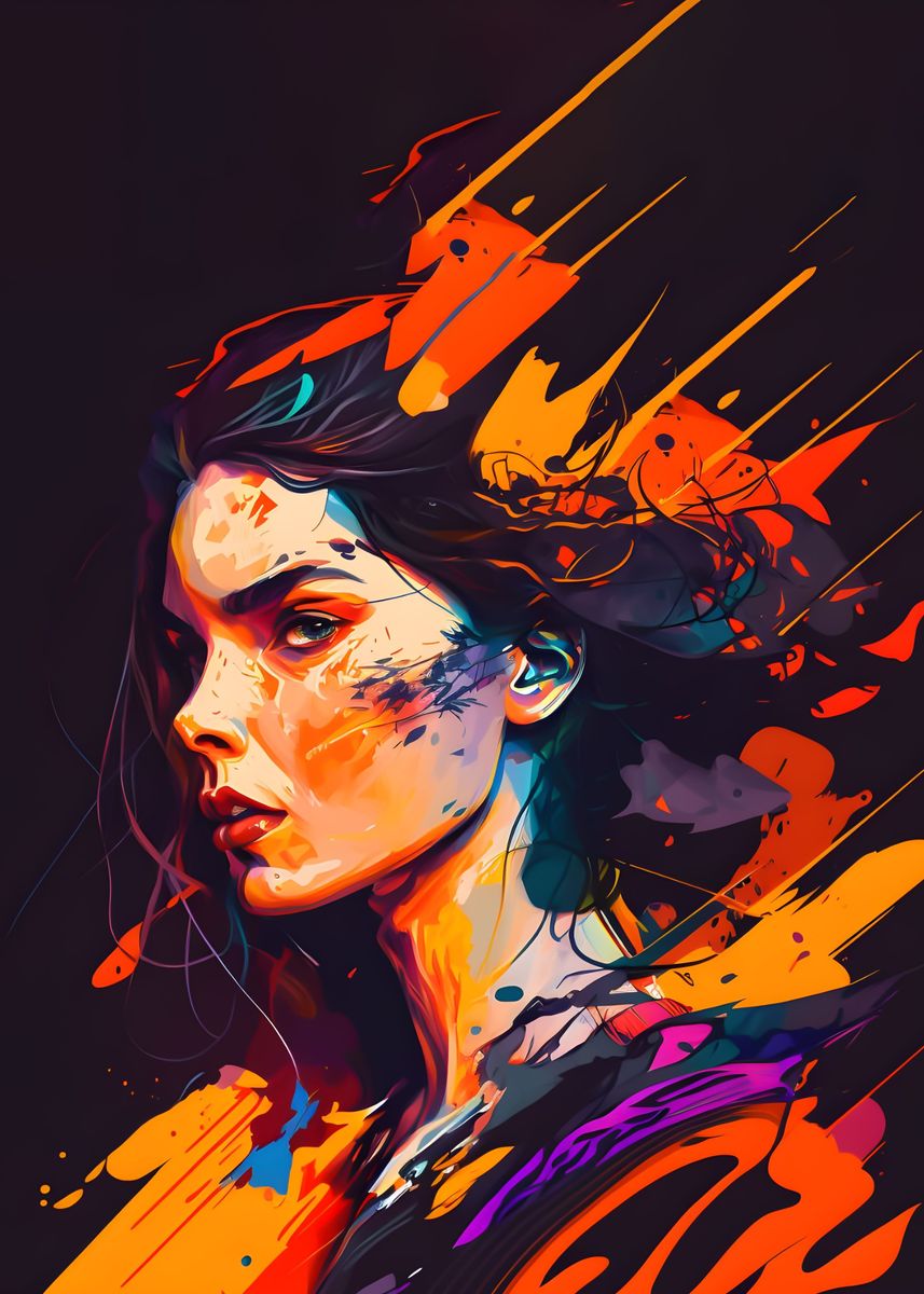 'Abstract Elegance' Poster, picture, metal print, paint by Cortex ...