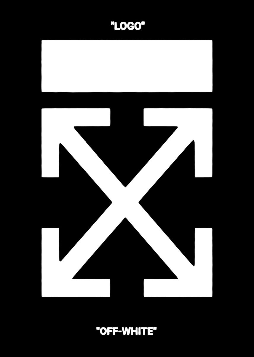 'Off White' Poster, picture, metal print, paint by Fudin Alfana | Displate