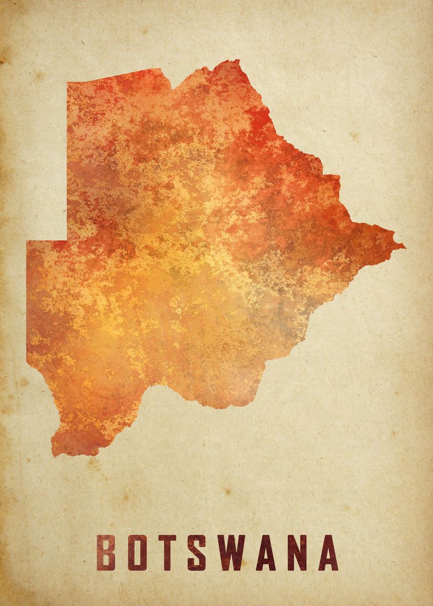 'Botswana' Poster, picture, metal print, paint by Jerhus | Displate