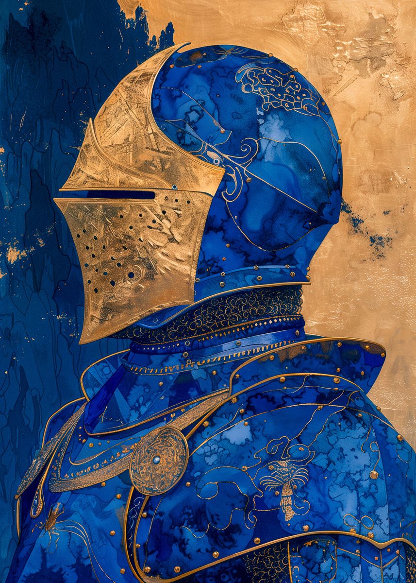 'Medieval Knight' Poster, picture, metal print, paint by The creative ...