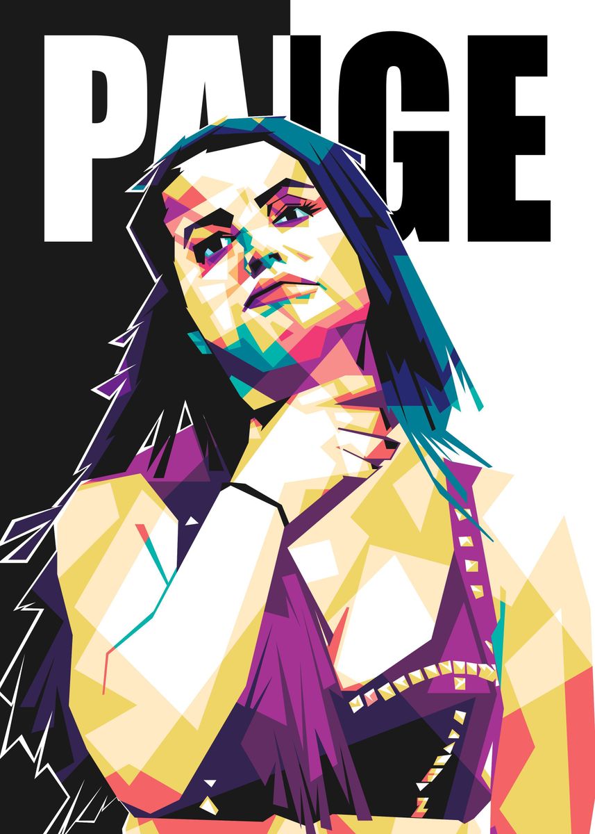 'Paige pop art' Poster, picture, metal print, paint by Asran Vektor ...