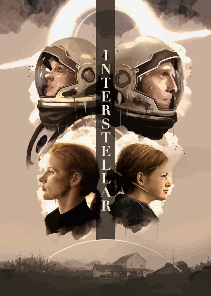 'Interstellar' Poster, picture, metal print, paint by Ace | Displate