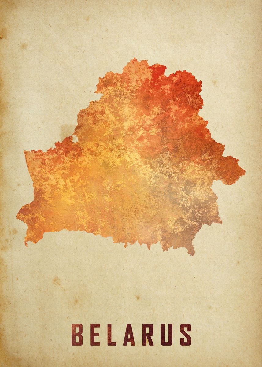 'Belarus' Poster, picture, metal print, paint by Jerhus | Displate
