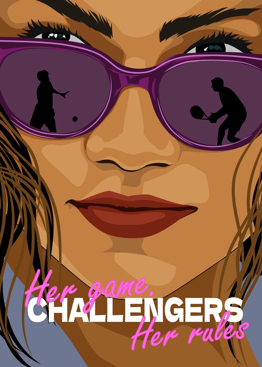 'challengers' Poster, picture, metal print, paint by geeks holic | Displate